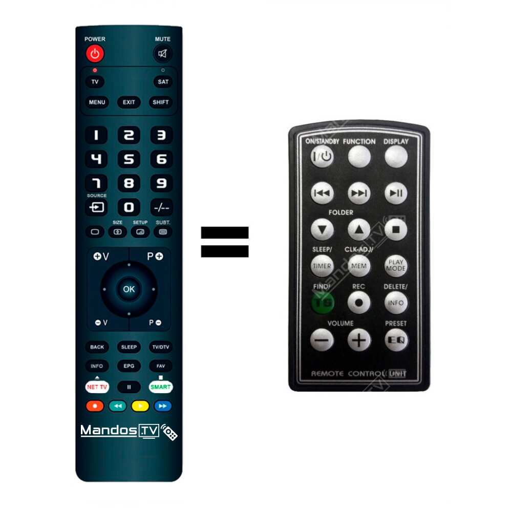 ᐅ Mando a distancia HIFI CAT 【GDR334】