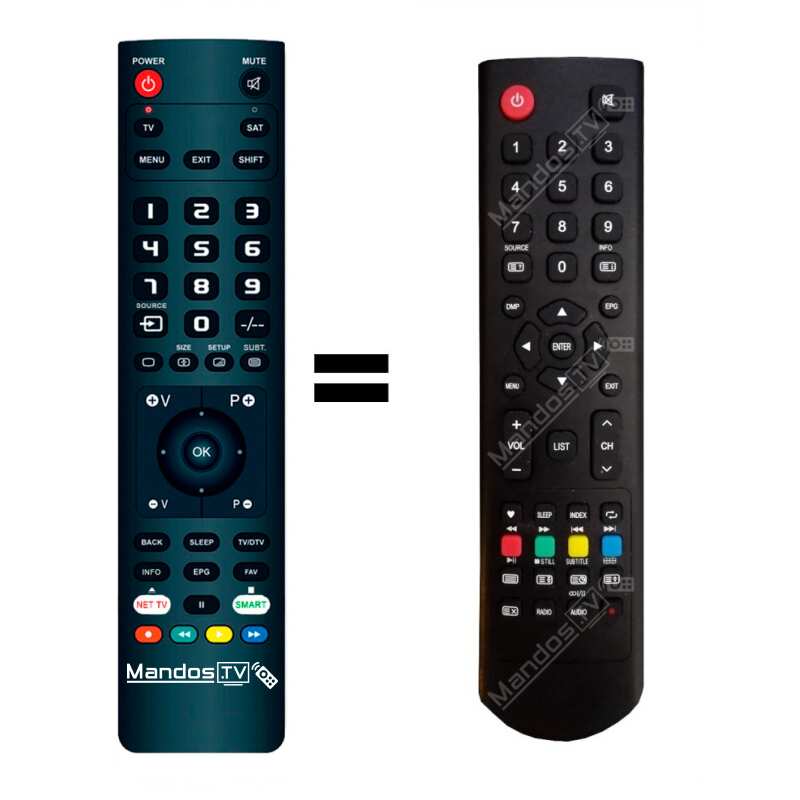 ᐅ Mando a distancia para TV KUNFT 【K4117H32H】