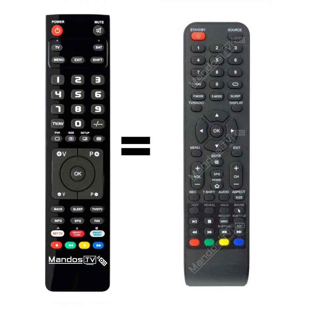 ᐅ Mando a distancia para TV SELECO 【SE40CFHDTSW】
