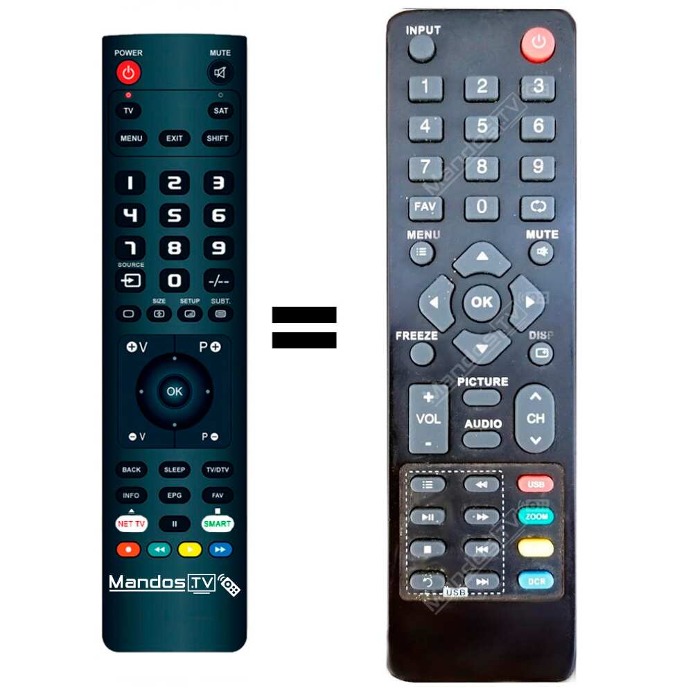 ᐅ Mando a distancia para TV SINOTEC 【STL-39ME82】