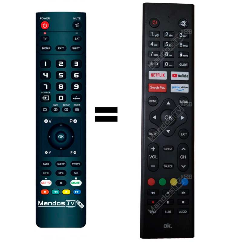 ᐅ Mando a distancia para TV ENGEL 【LED 32 (V2)】