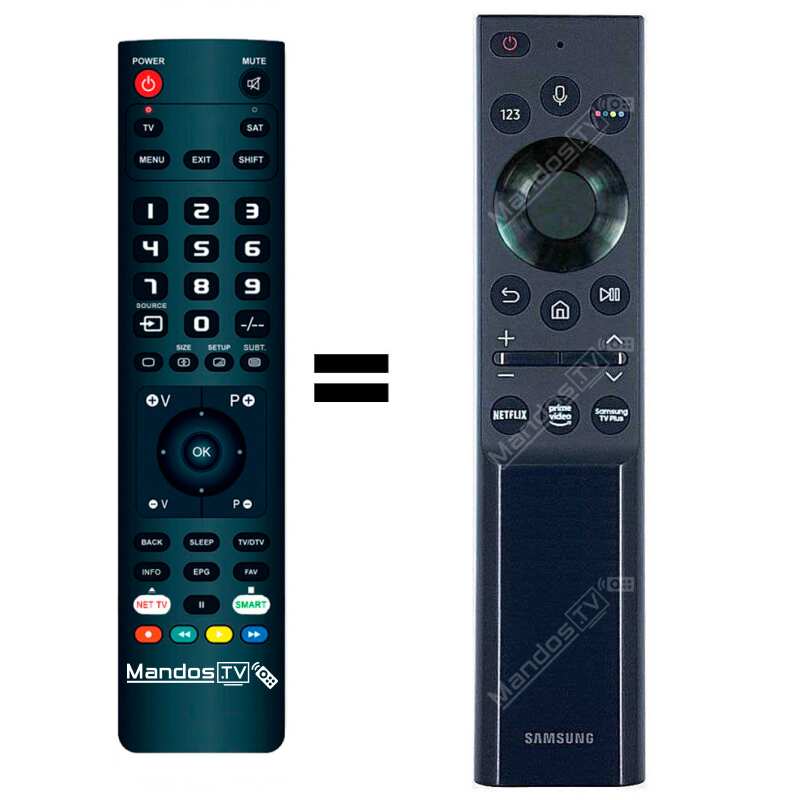 ᐅ Mando a distancia para TV SAMSUNG 【UE75AU8005KXXC】